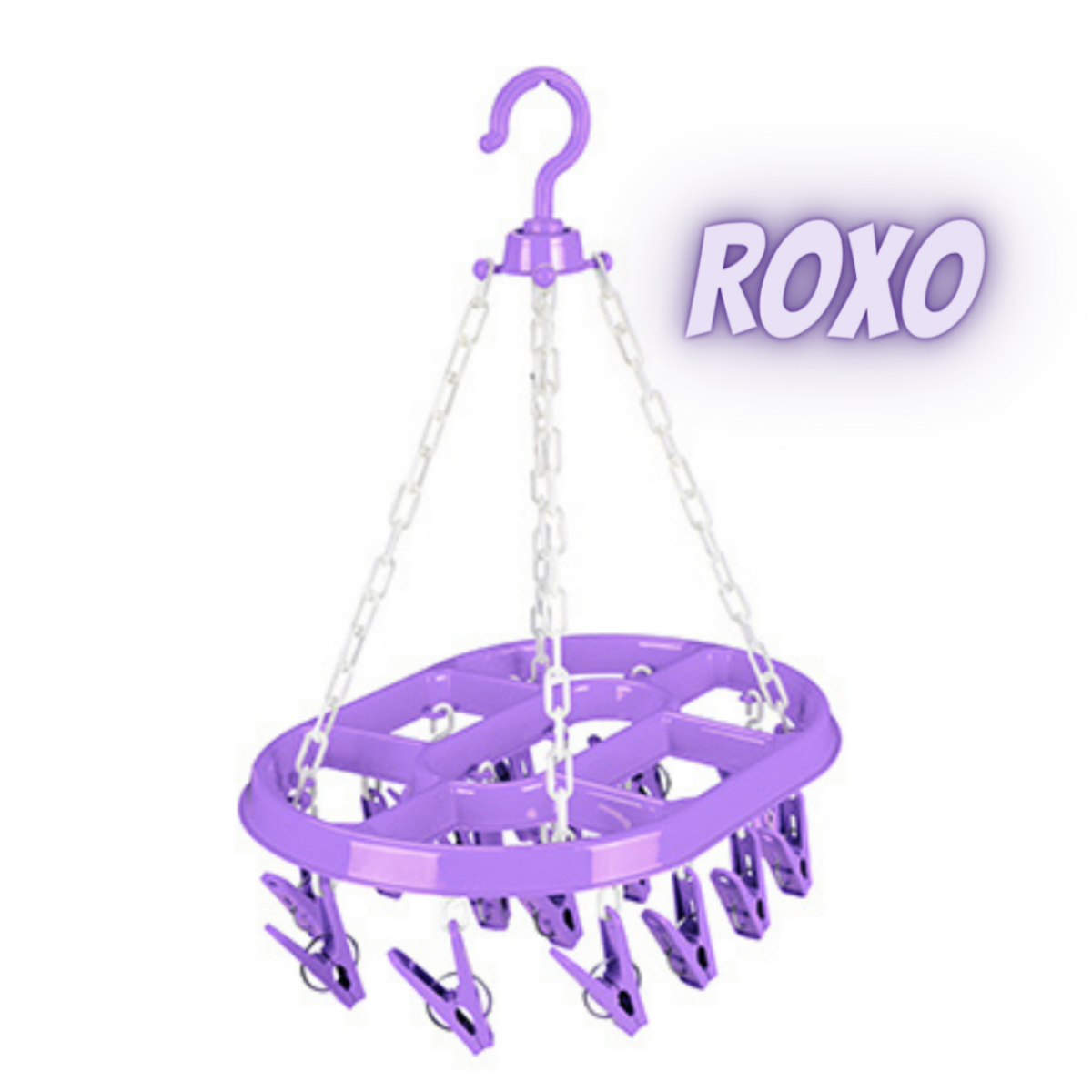 Mini Varal Giratório Redondo com 20 Prendedores - IVENDI Shop ...