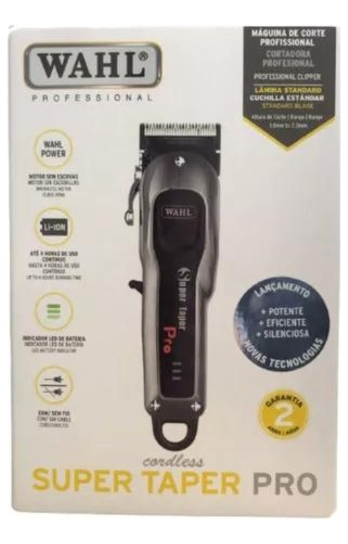 Super Taper Cordless Pro Da Wahl É A Escolha Perfeita Para Barbeiros ...