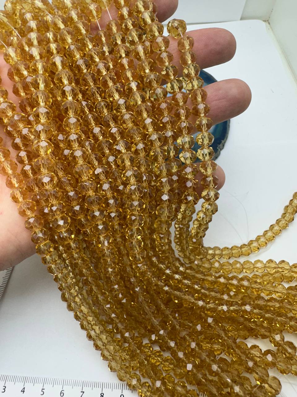 Fio Cristal 8mm Vidro Facetado - O Fio - Tudo para Montagem de ...