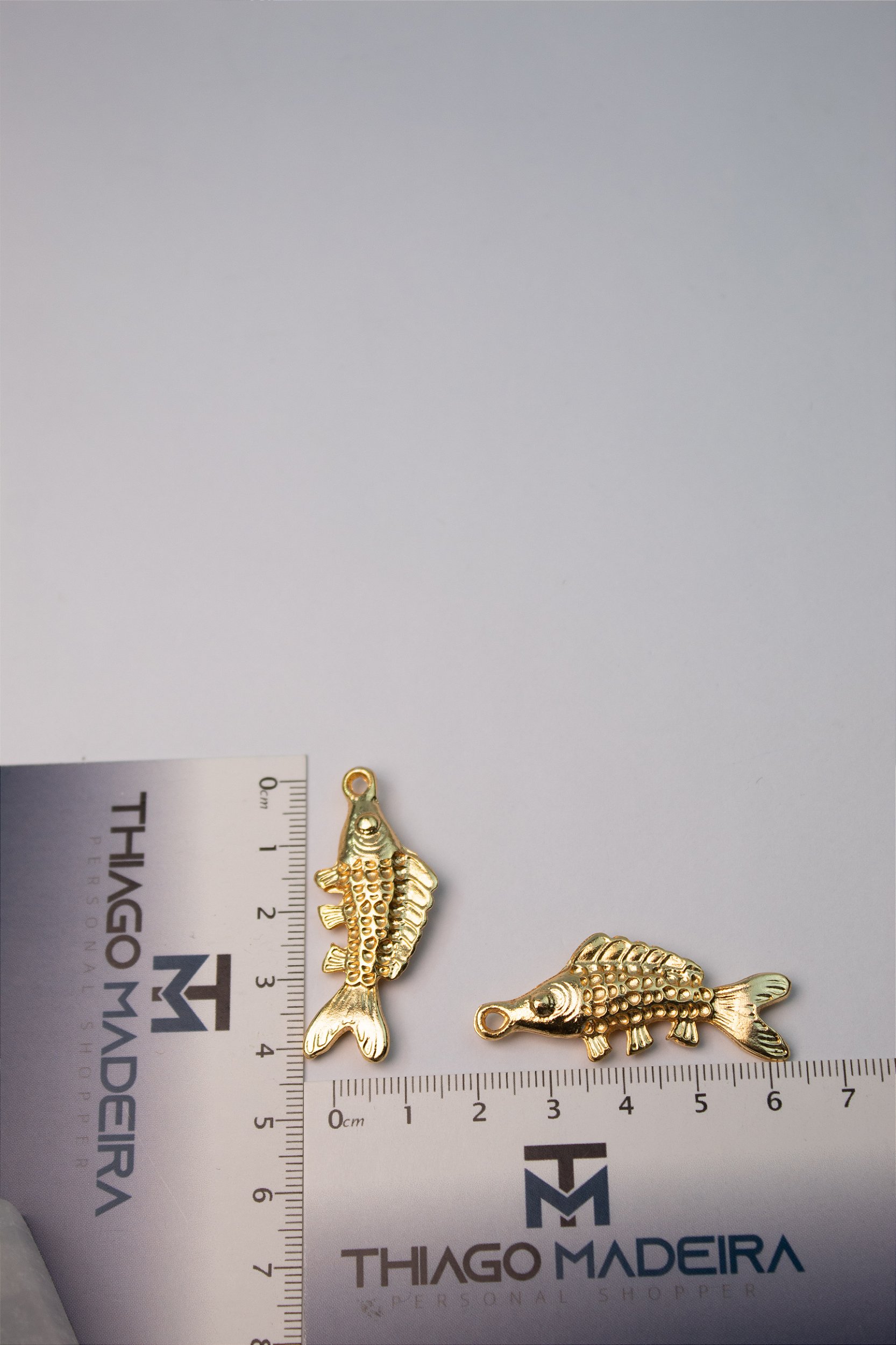 Pingente Peixe Ouro - 01 Unid - Tudo para Montagem de Bijuterias Finas ...