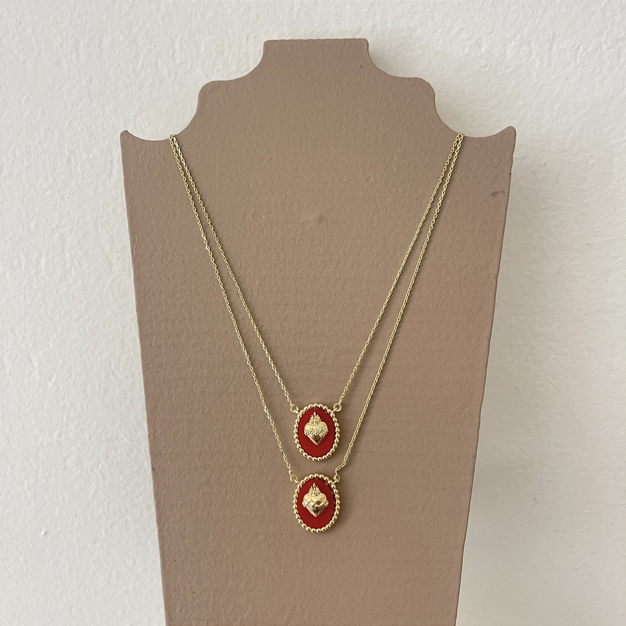 Colar Duplo Sagrado - Vermelho - Misturar com Estilo - Acessórios ...