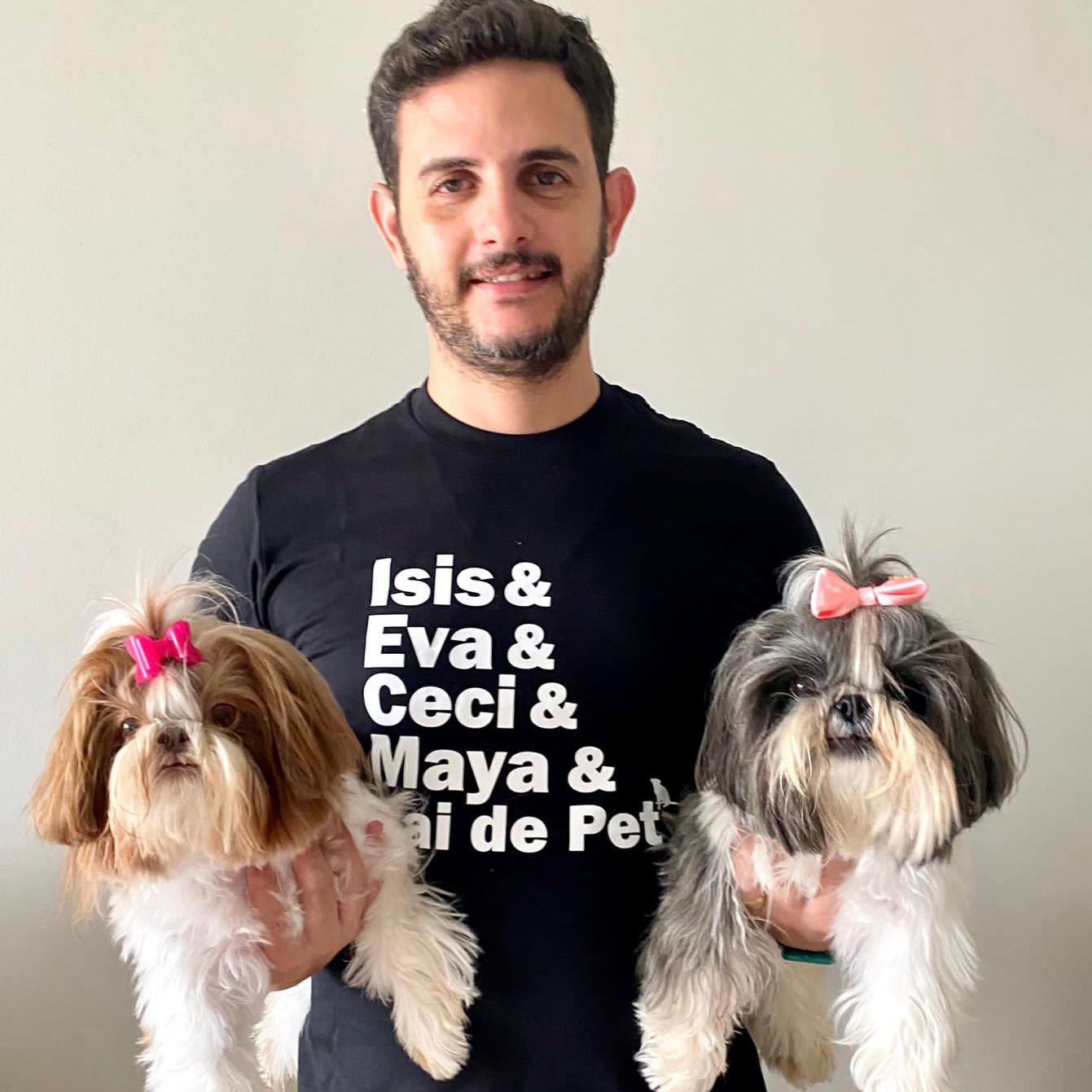 Camisa Pai de Pet Personalizada - Roupa para Pets | Fantasias para Pets ...