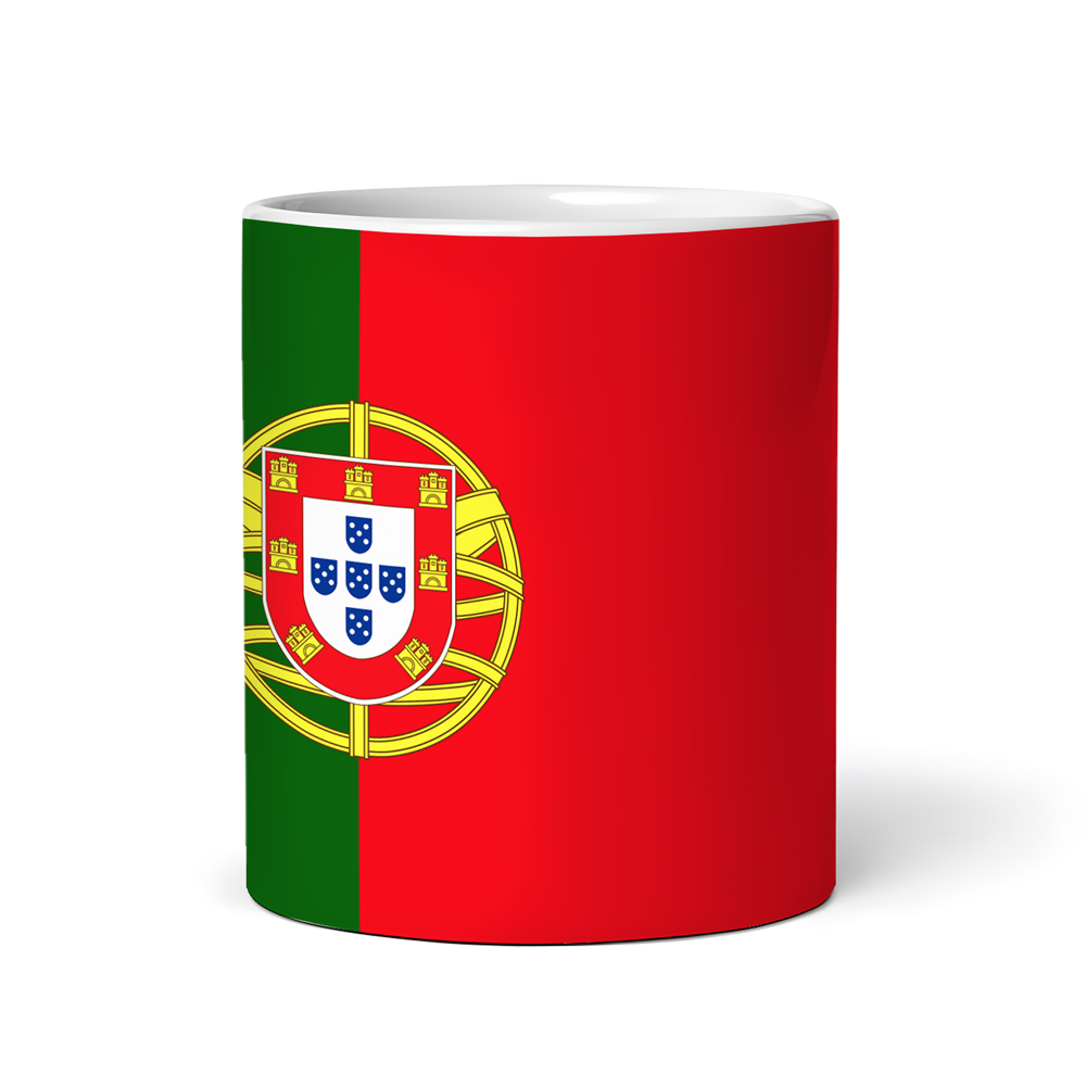 Caneca Personalizada Bandeira De Portugal - Caneca do Portugal - Gringo ...