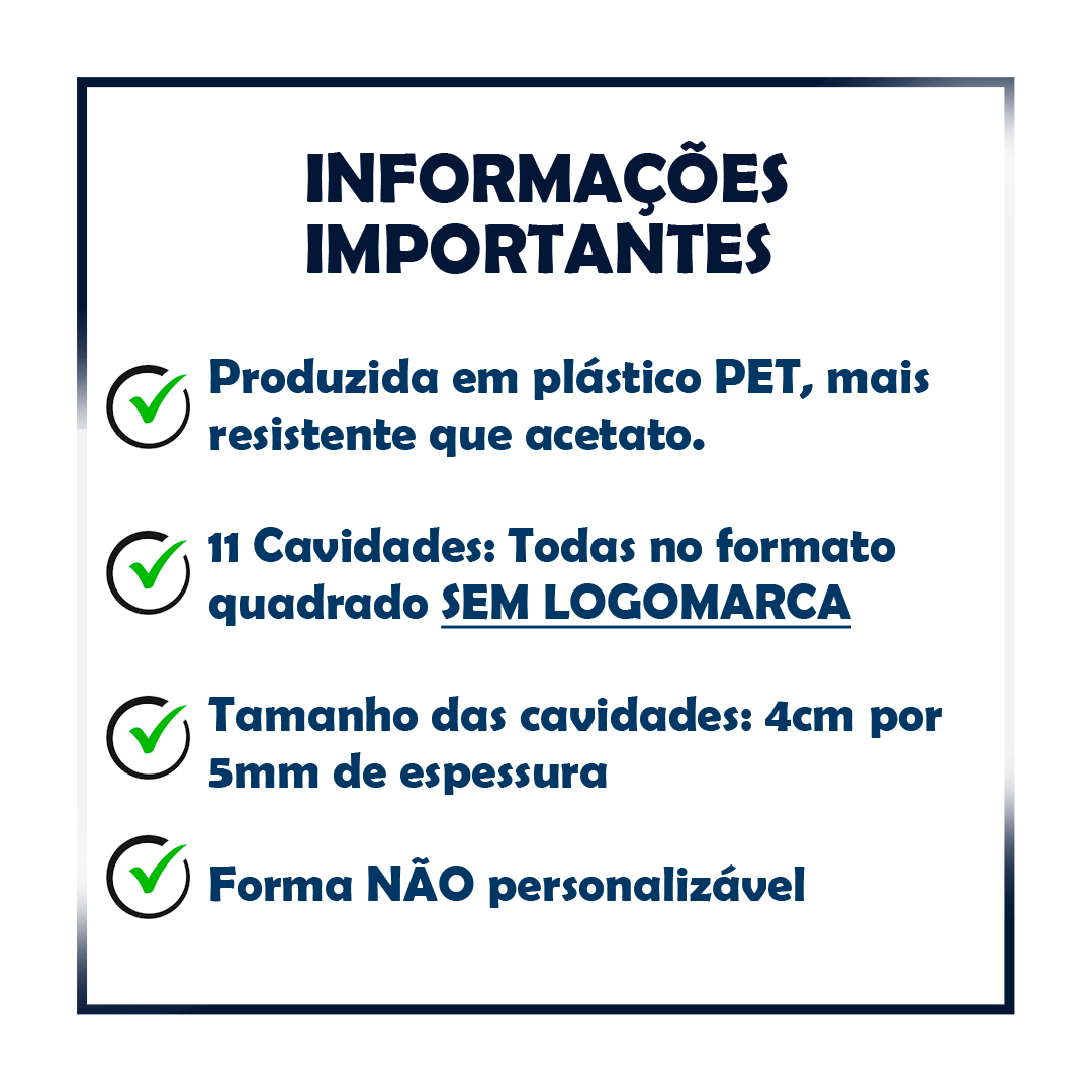 Forma Quadrada Sem Logomarca - Eternize Formas