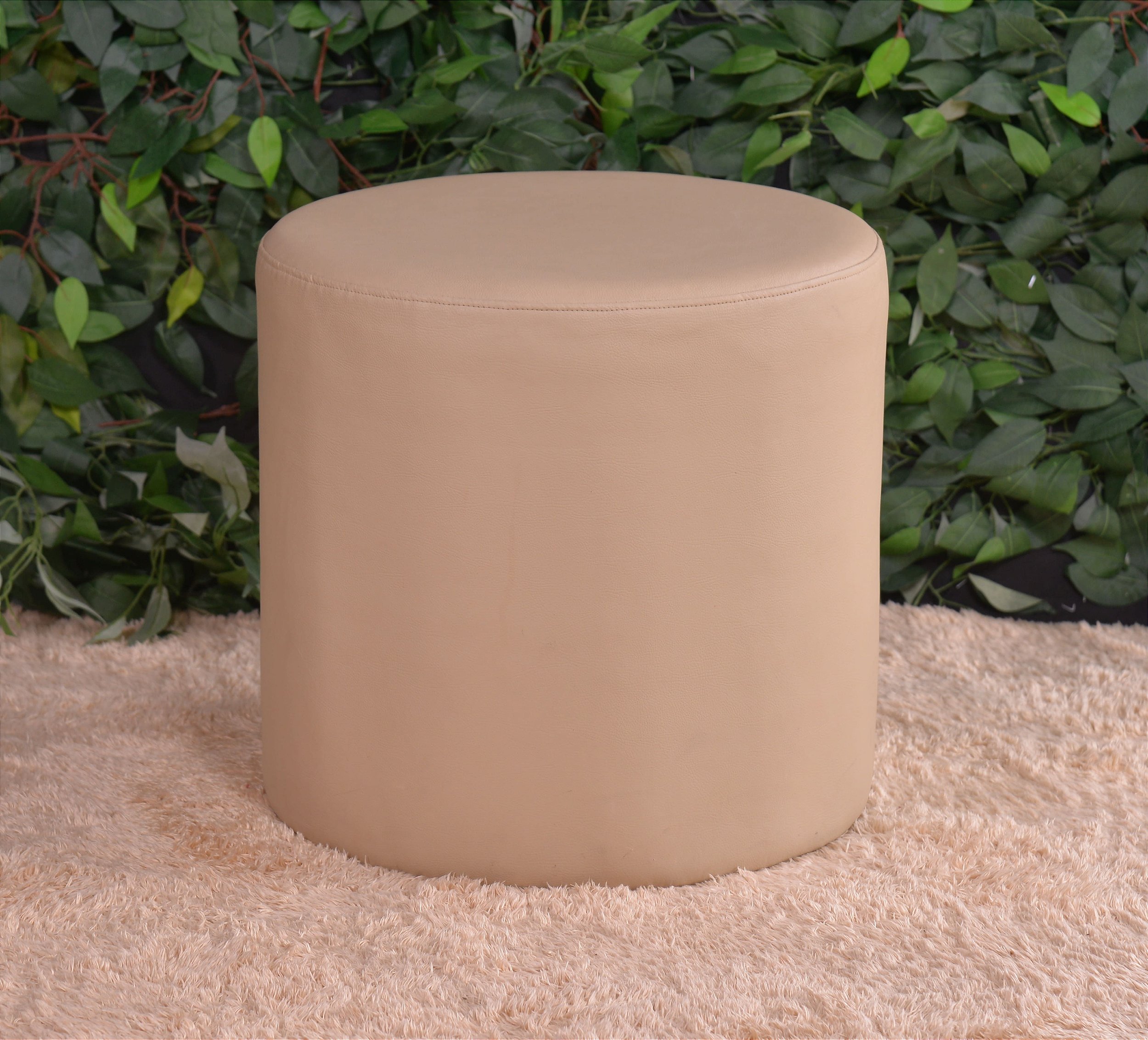 5008 Pufe redondo bege - Floricultura Arte flores