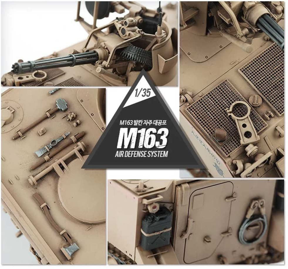 Academy - M163 Vulcan Air Defense System SPAAG - 1/35 - HTC - MODELISMO