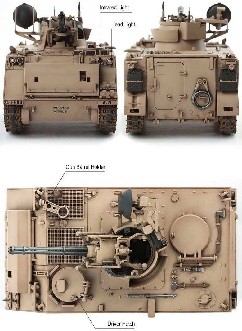 Academy - M163 Vulcan Air Defense System SPAAG - 1/35 - HTC - MODELISMO
