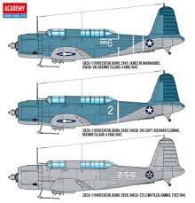 Academy - USN SB2U-3 Vindicator "Battle of Midway" - 1/48 - HTC - MODELISMO