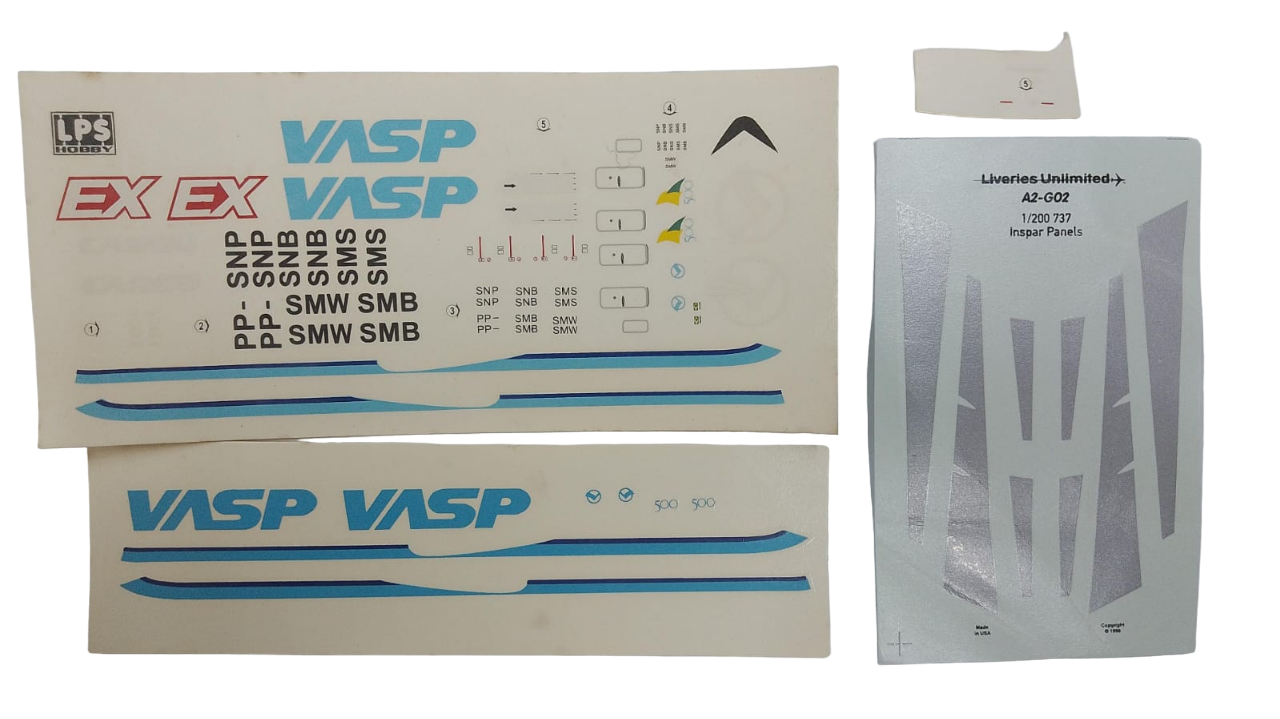 Revell - Boeing737-200 (British Airways, Vasp e Vasp Cargo) - 1/200 ...