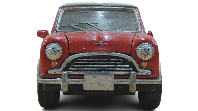 Sucata - Mini Cooper em metal - 1/24 - HTC - MODELISMO