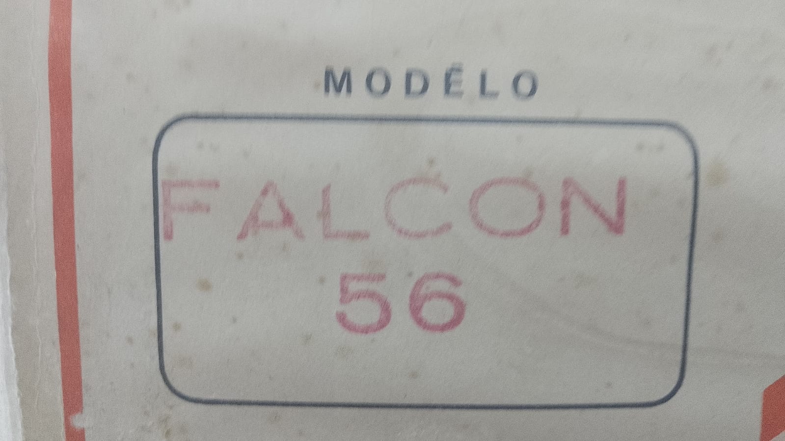 Mobral - Falcon 56 - HTC - MODELISMO