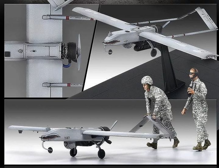 Academy - U.S. Army RQ-7B UAV - 1/35 - HTC - MODELISMO