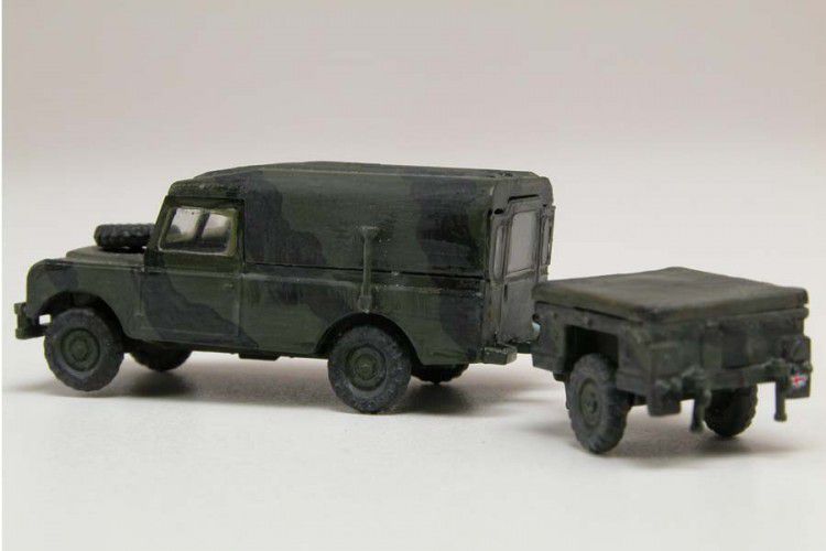 AirFix - LWB Land Rover & Trailer (Hard Top) - 1/76 - HTC - MODELISMO