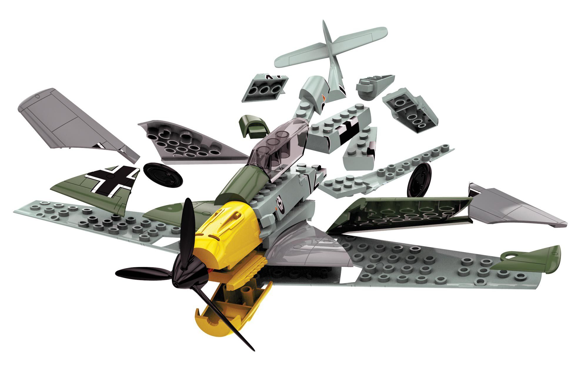 AirFix - Messerschmitt Bf109E (Quick Build) - HTC - MODELISMO