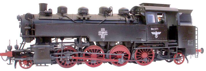 TRUMPETER - Dampflokomotive BR86 - 1/35 - HTC - MODELISMO