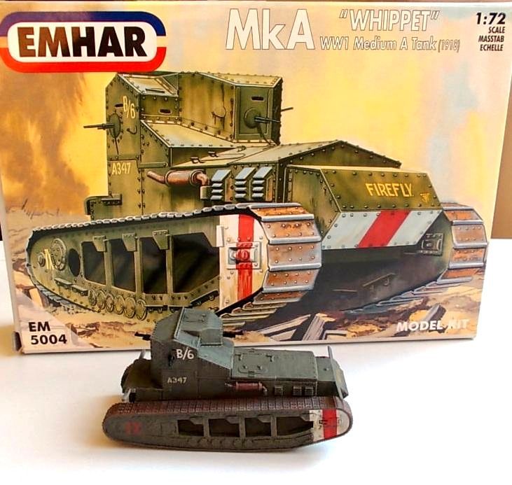 Emhar - WWI Medium Tank (1918) MkA "Whippet" - 1/35 - HTC - MODELISMO