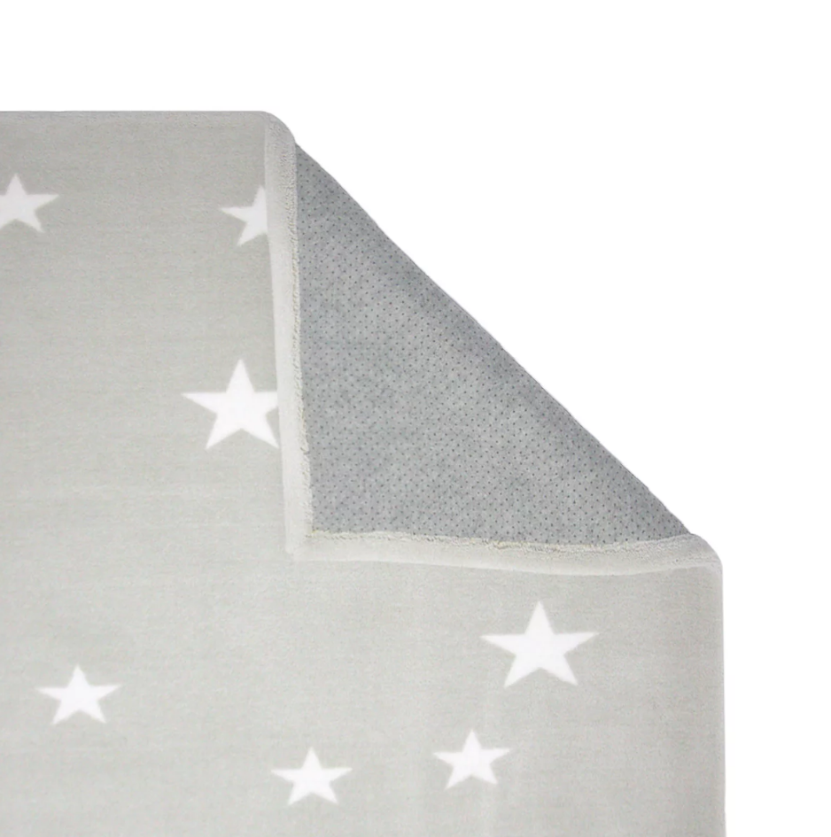 Tapete - estrelas cinza claro - quadrado - ABC de Bebê - Loja de Móveis ...