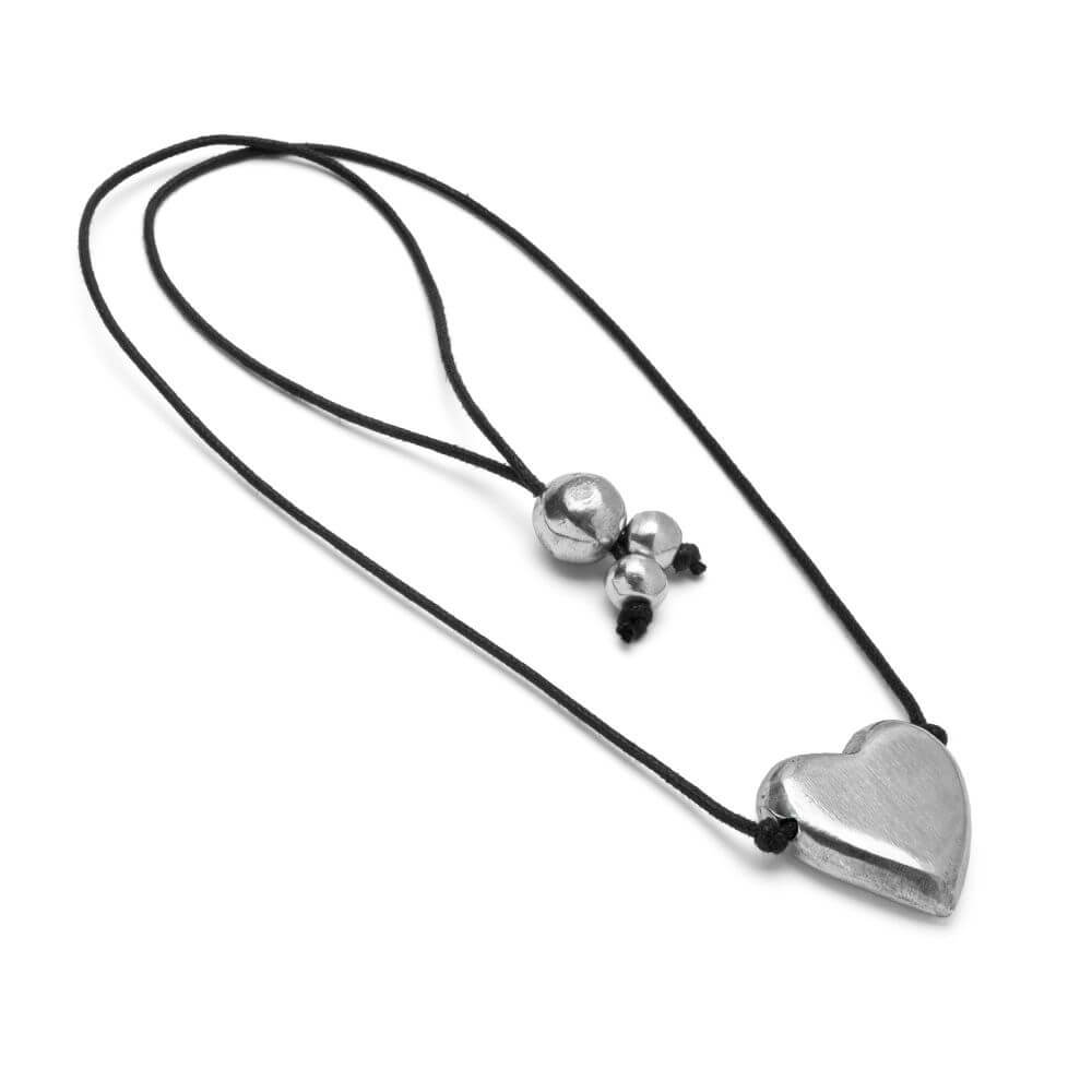 Colar coração alumínio Vestopazzo - Alumi Joias Contemporâneas