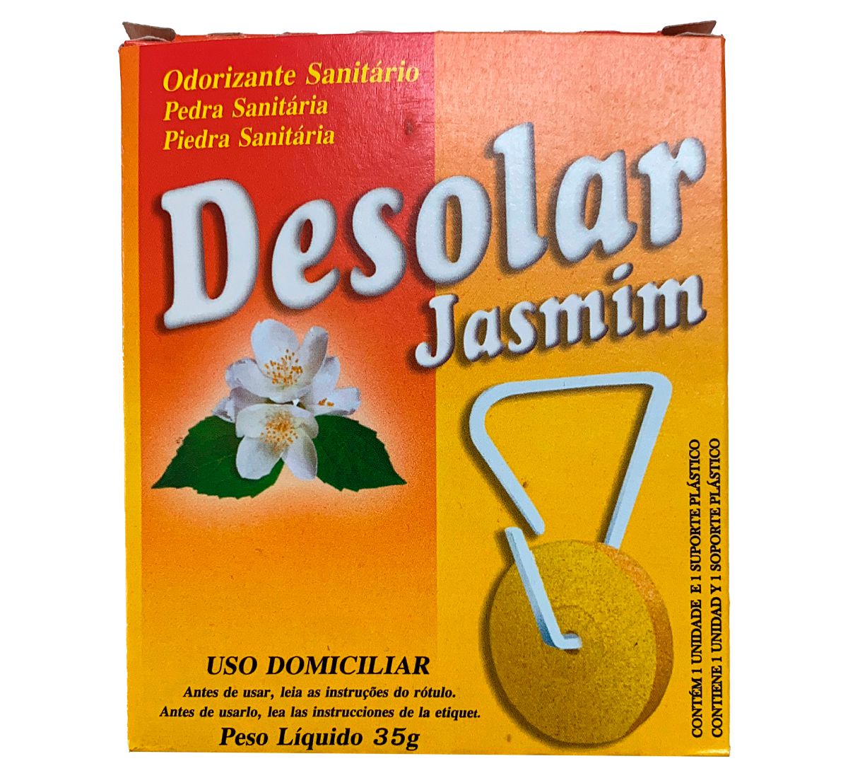 Pedra Sanitária Desolar 35g - Produtos de Limpeza, Higiene e ...