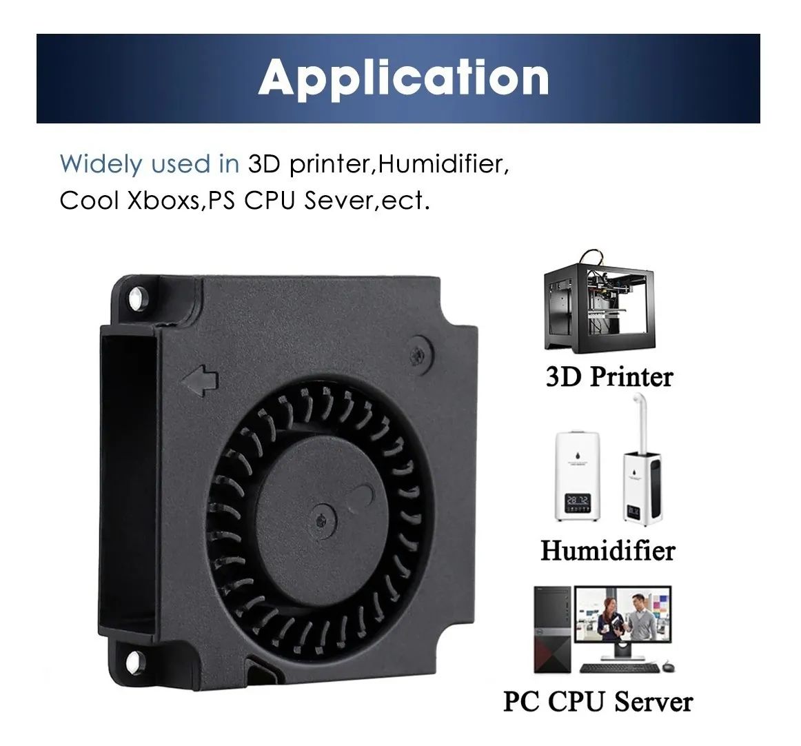 Cooler Radial 4010 24v - Loja 3D House: Tudo para sua Impressora 3D