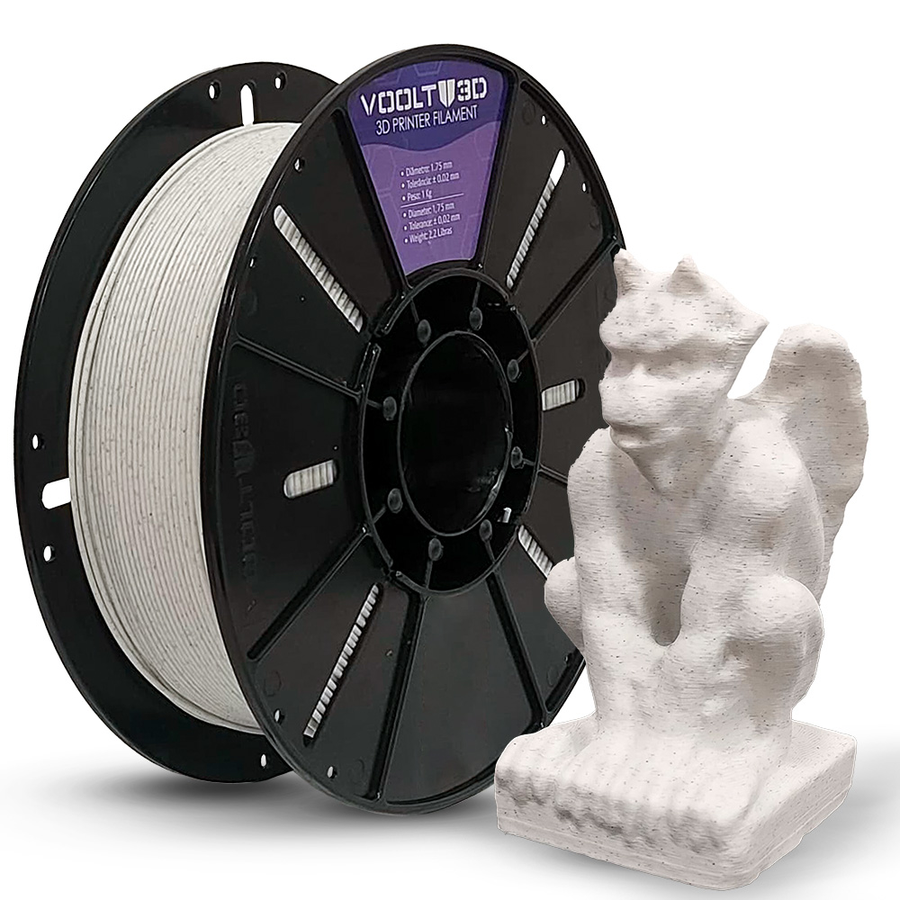 Filamento PLA Marmorizado Stone High Speed | 1,75mm | 1Kg | Voolt3D ...