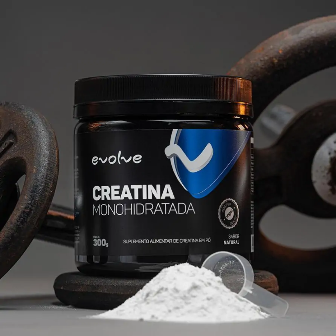 Creatina Monohidratada (300g) - Evolve - Atletic Suplementos