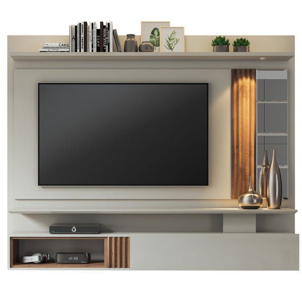PAINEL RIVIERA COM LED - SUPORTA TV'S DE ATÉ 60" - (LARG.:2,00MT) ./OFF ...