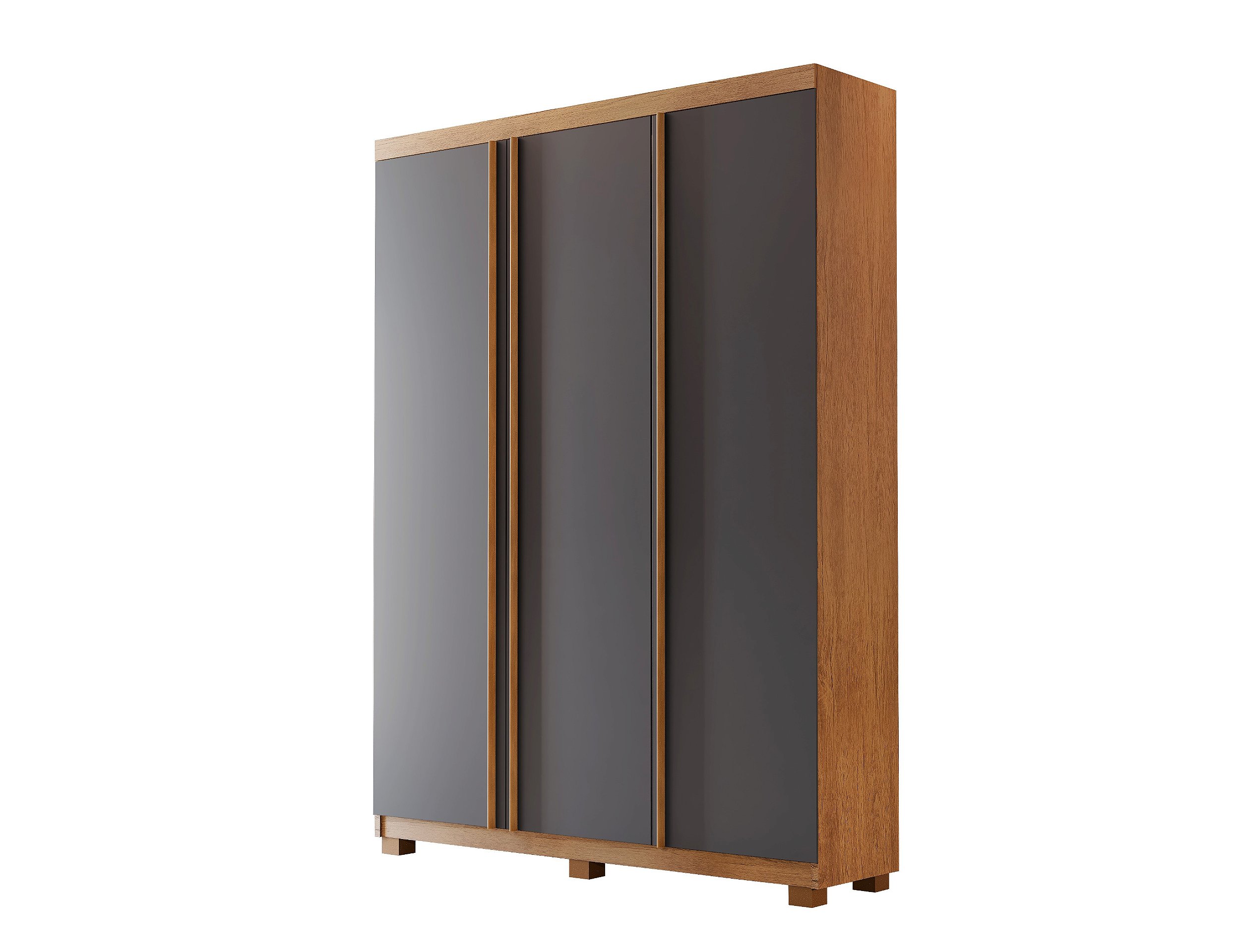 ROUPEIRO 3P CHICAGO COM PES 1,40MT - NATURE/GRAFITE - Casa Guido ...