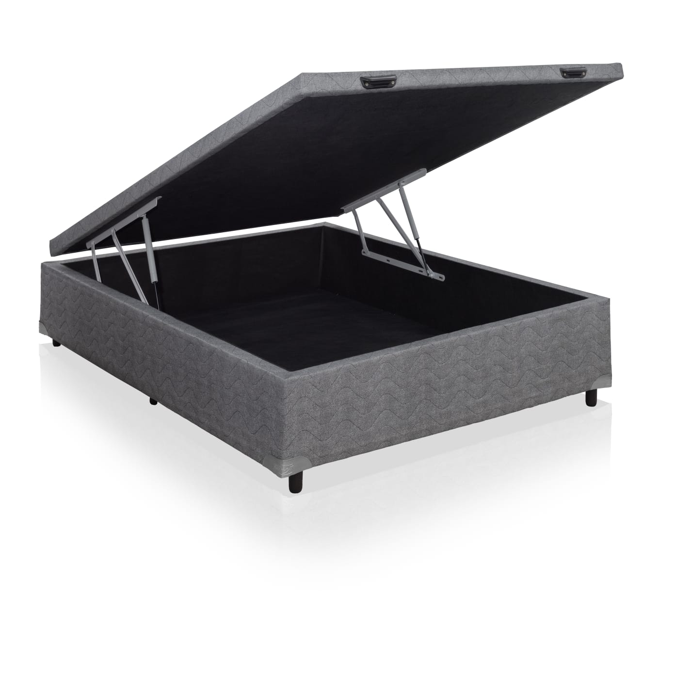 BASE BAU FLEX 138X188X40CM - GRAFITE - Casa Guido - Especialista em Móveis
