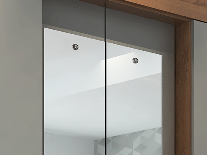 ROUPEIRO 6P DEBORA 1,78MT COM ESPELHO COM PES - NATURE/OFF WHITE - Casa ...