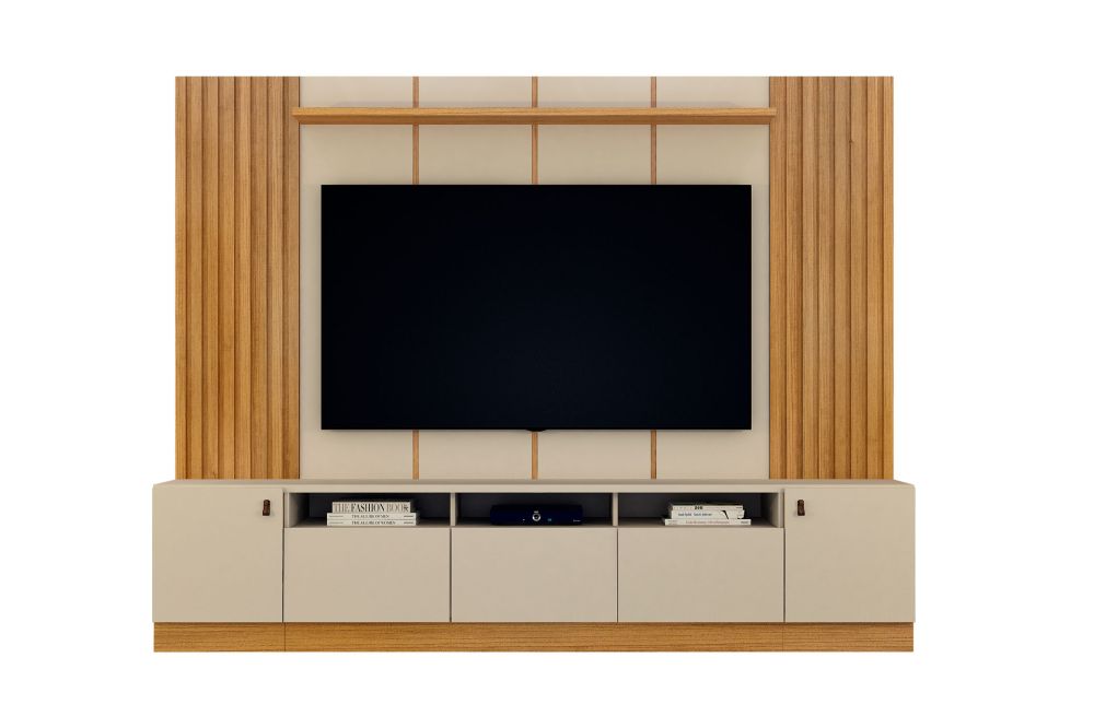 MODULO NICHO HOME VALDEMOVEIS MONACO 42X1,92 ./CINAMOMO/OFF - Casa Guido - Especialista em Móveis