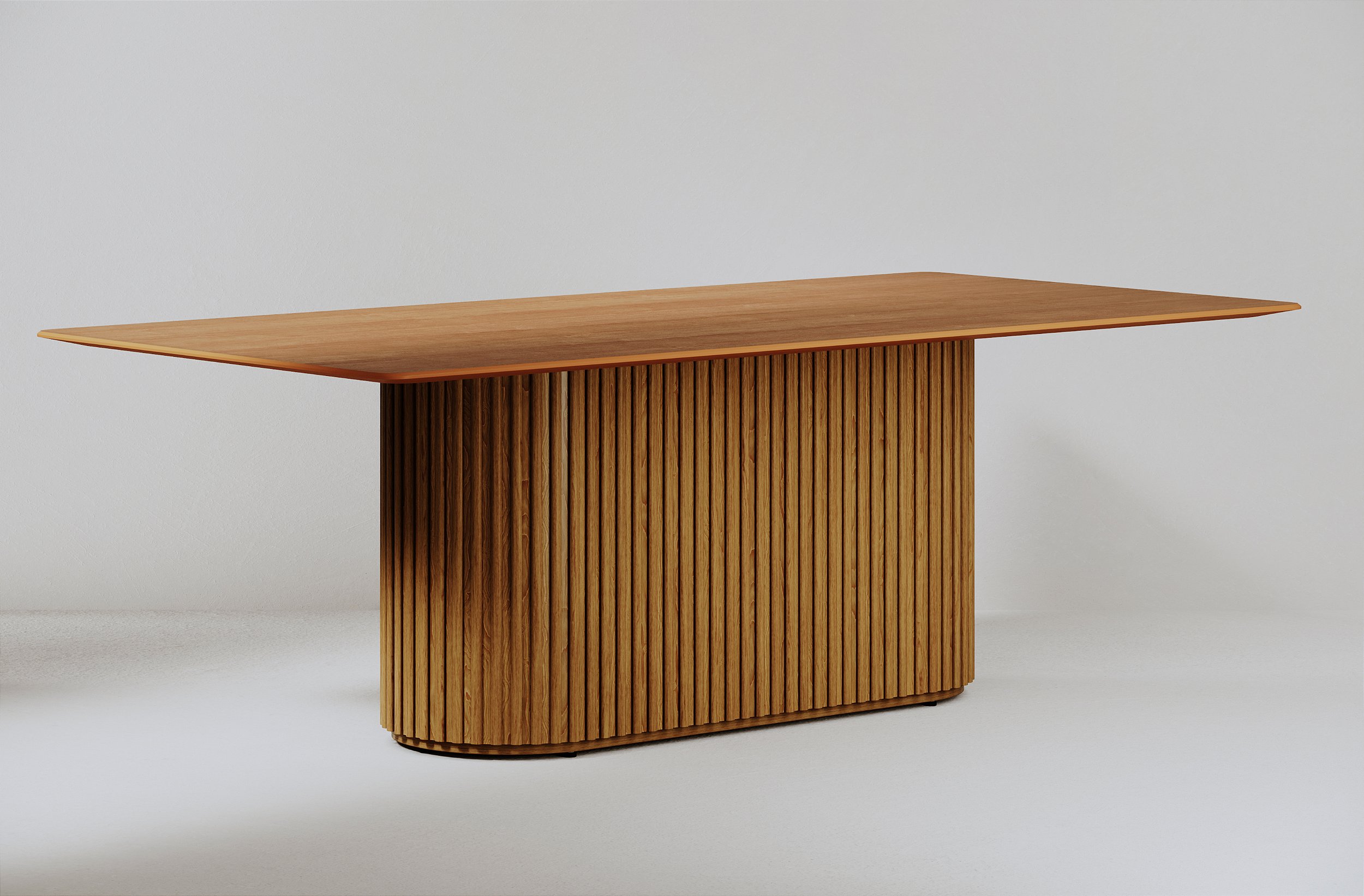 MESA IMCAL LIVING 1.8 (5733) S/VD RET LAMINADO ./CINAMOMO - Casa Guido - Especialista em Móveis