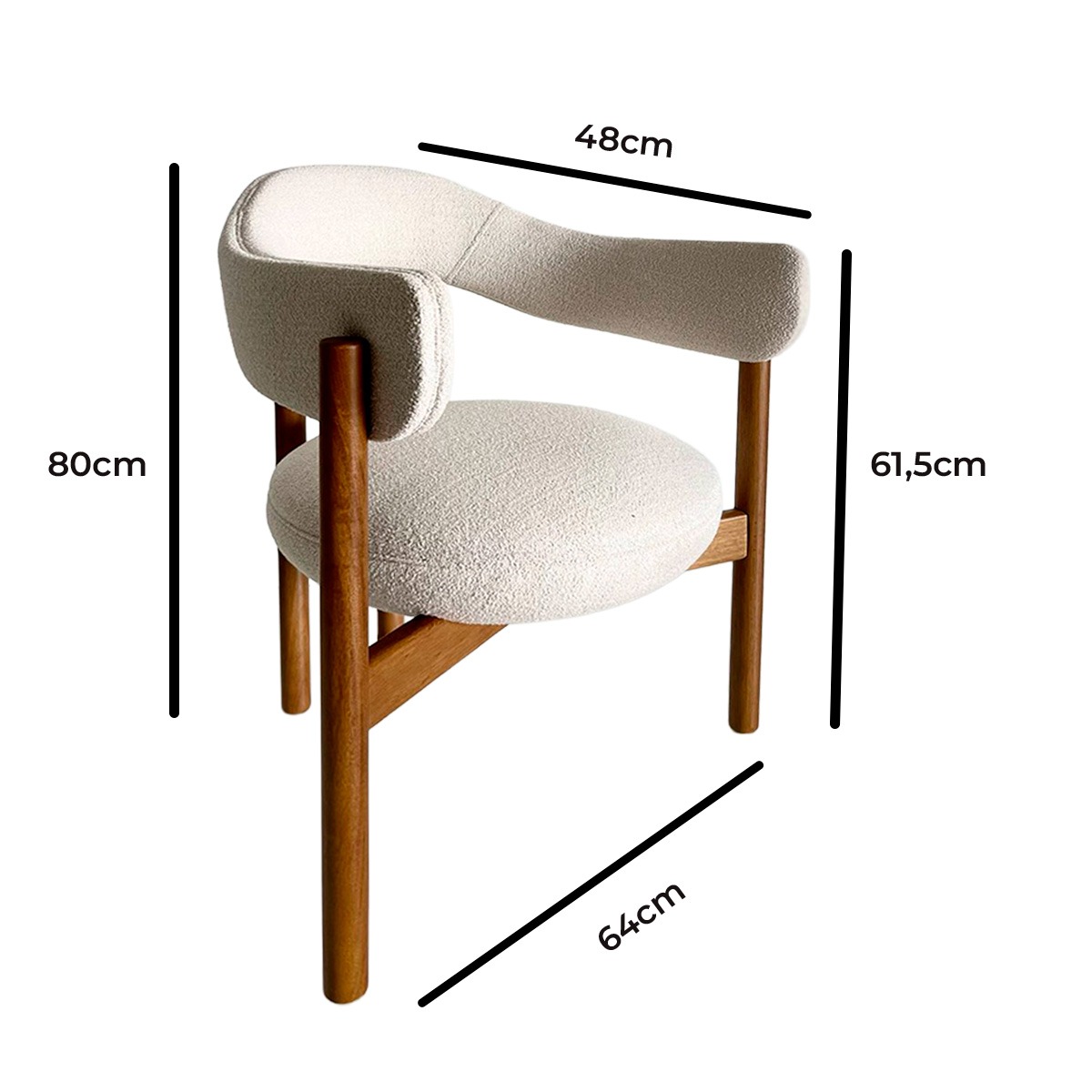 CADEIRA M SUL CUPPA ENC CURVO TC H 84 LIN CRU ./AMD - Casa Guido ...