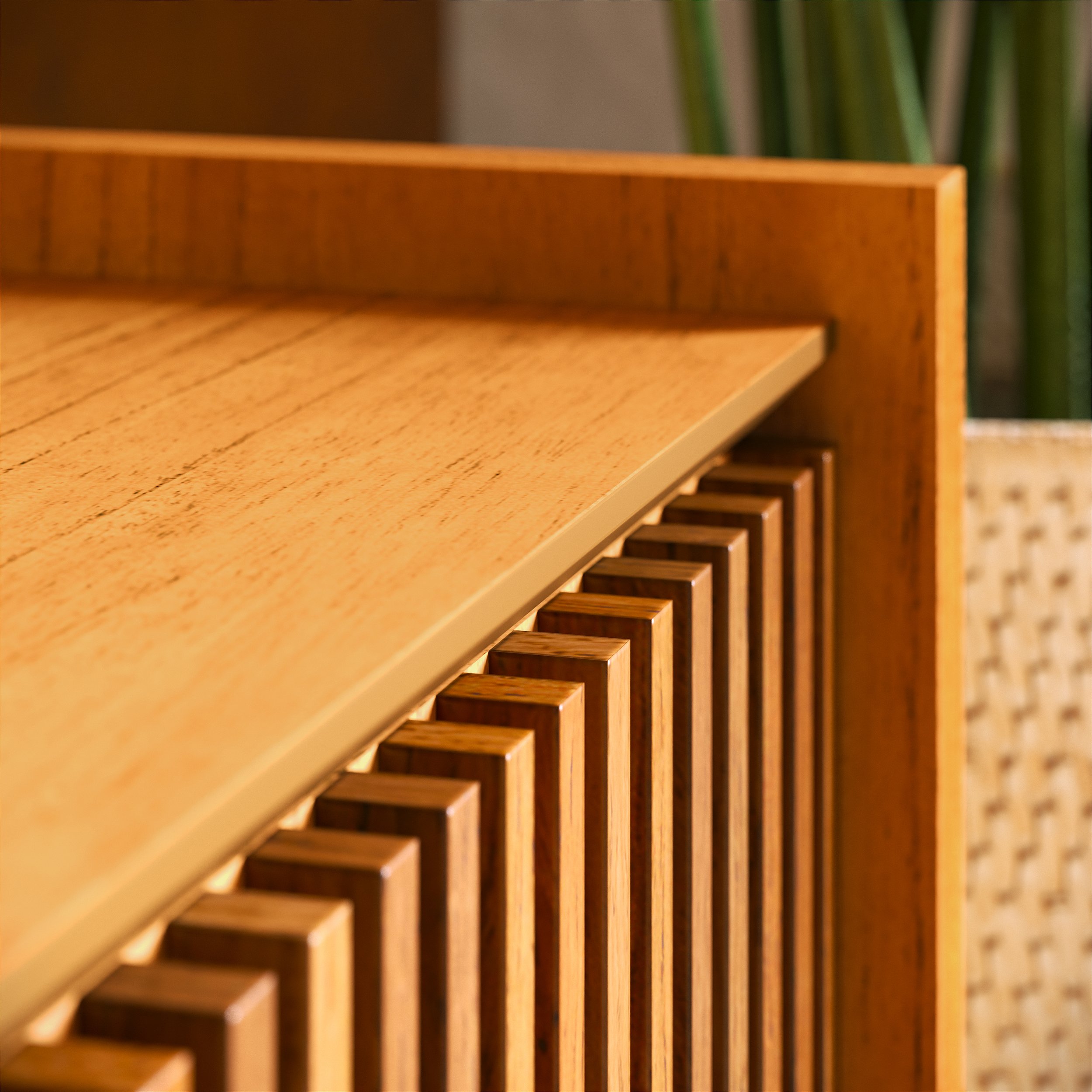 RACK IMCAL DUNE 3GVT 1,84MT RIPADO (15481) ./NATURE - Casa Guido - Especialista em Móveis