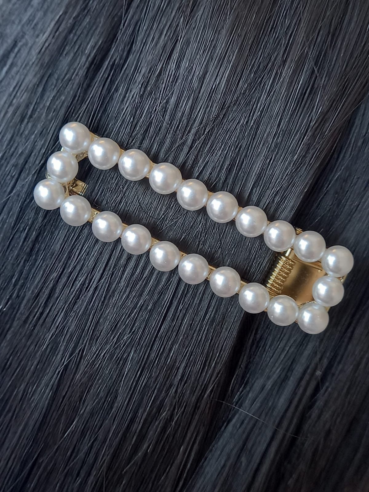 Broche Bico de Pato Pérolas- My Acessórios - My Acessórios