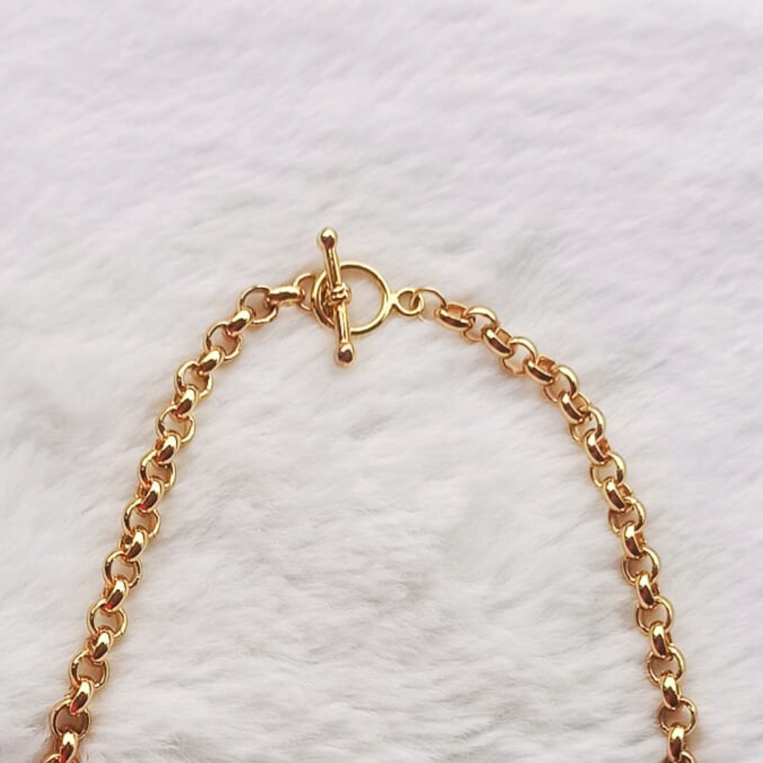 Maxi Colar Boho Chic de Correntes Pedras Turquesa e Madrepérolas ...