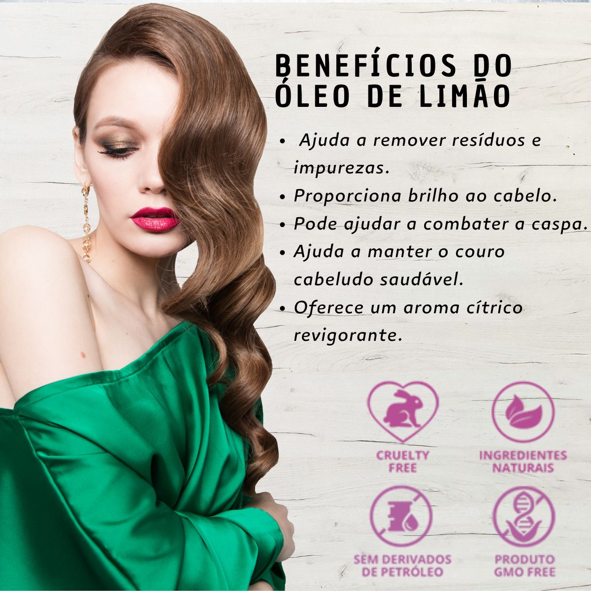 Óleo Capilar Iluminador de Limão CPC Beauty - Casa Pet Clean