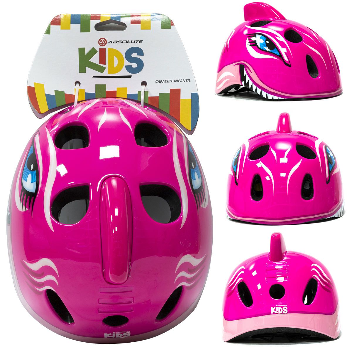 Capacete Absolute Kids Tubarão - Cicles Jaime