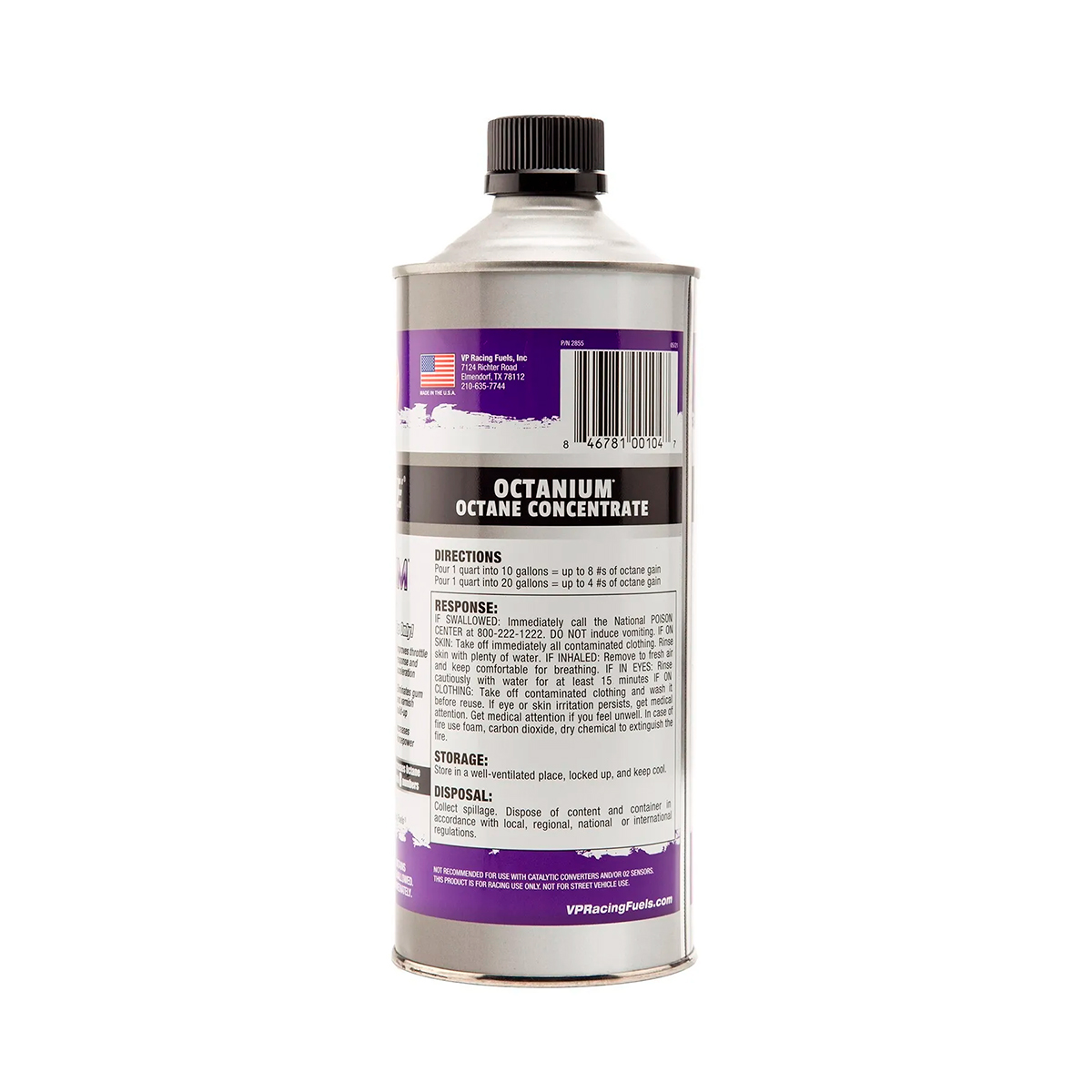 Madditive (ROXO) Octanium Octane Booster Com Chumbo 946ml 1QT VP Racin ...