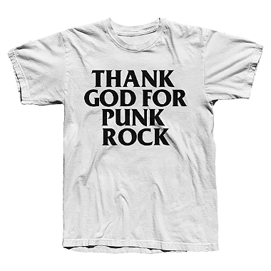 Camiseta Thank God for Punk Rock - PUNKSHOP