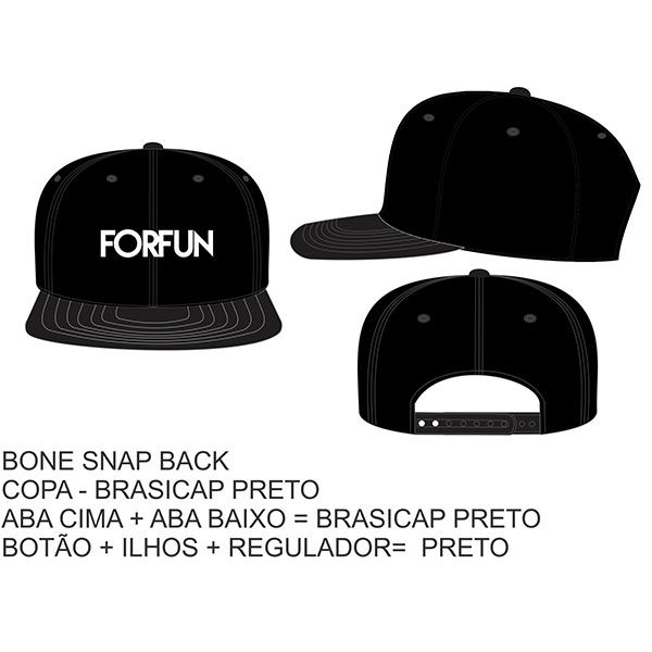 Boné Forfun, Logo Bordado - PUNKSHOP
