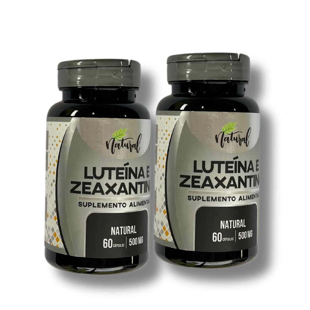 Luteína E Zeaxantina 500mg 60 Cápsulas Natural - Natunutra