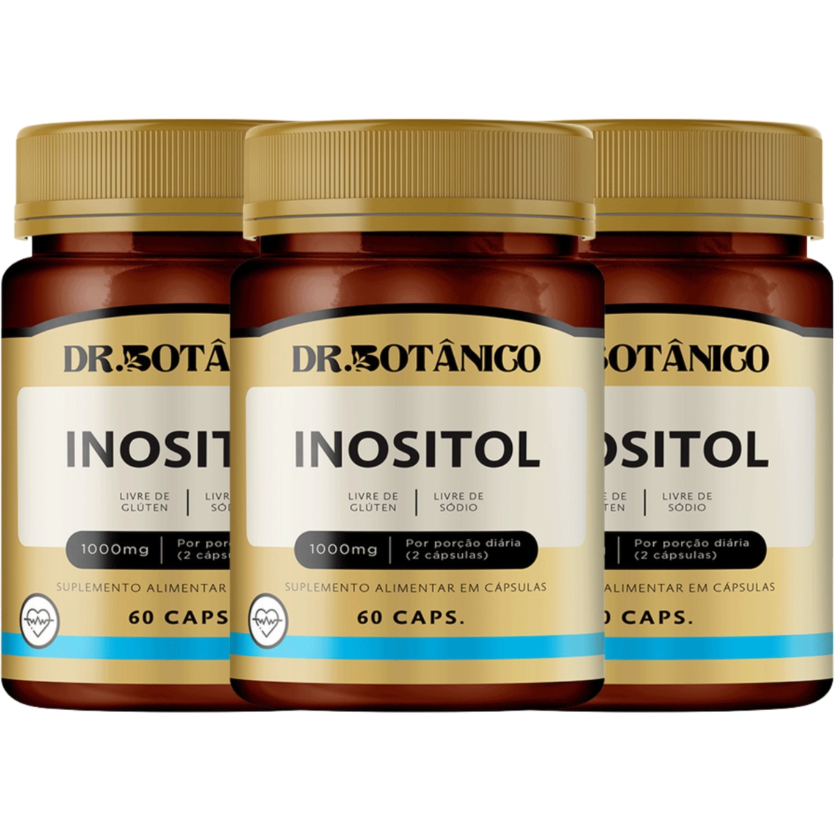 Inositol 1000 Mg 60 Cápsulas Dr Botânico - Natunutra