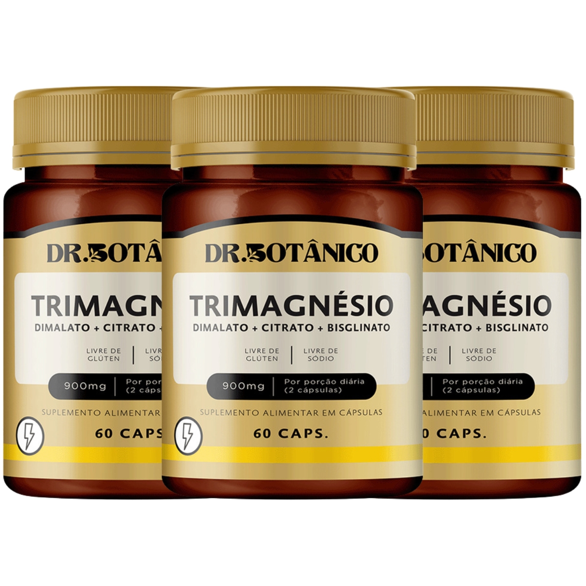 Trimagnésio 900mg 60 Cápsulas Dr Botânico - Natunutra