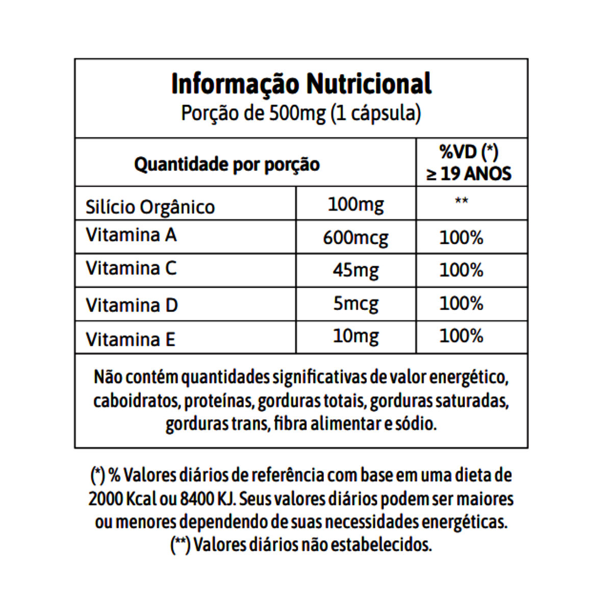Silicio Organico 60 Capsulas Herbamed - Natunutra