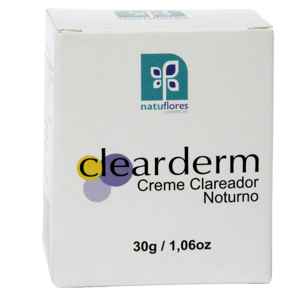 Creme Clareador Noturno Clearderm 30g Natuflores - Natunutra