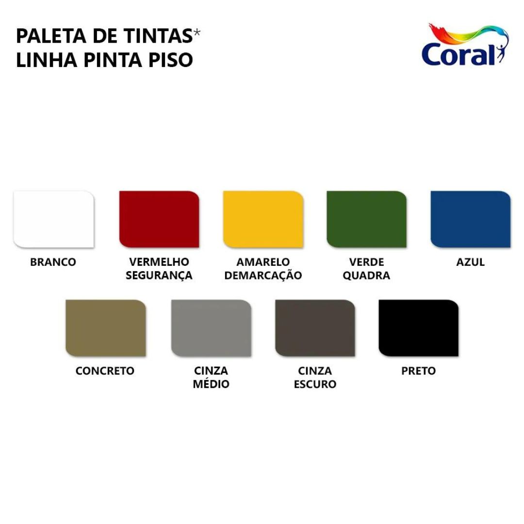 Tinta Pinta Piso Verde 3,6L Coral - Casarin Home