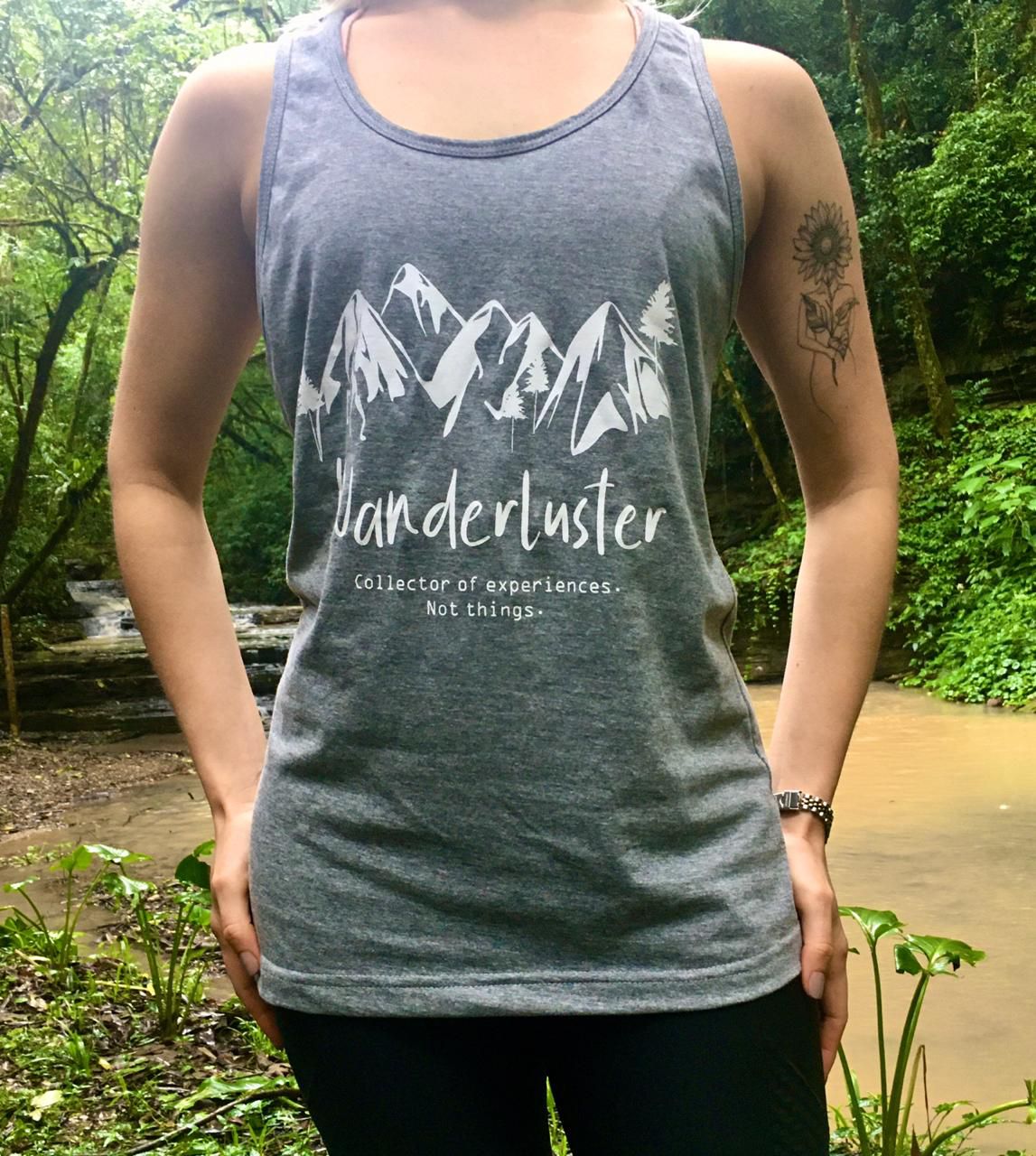 Regata Feminina Wanderluster - Vitória-Régia T-Shirts