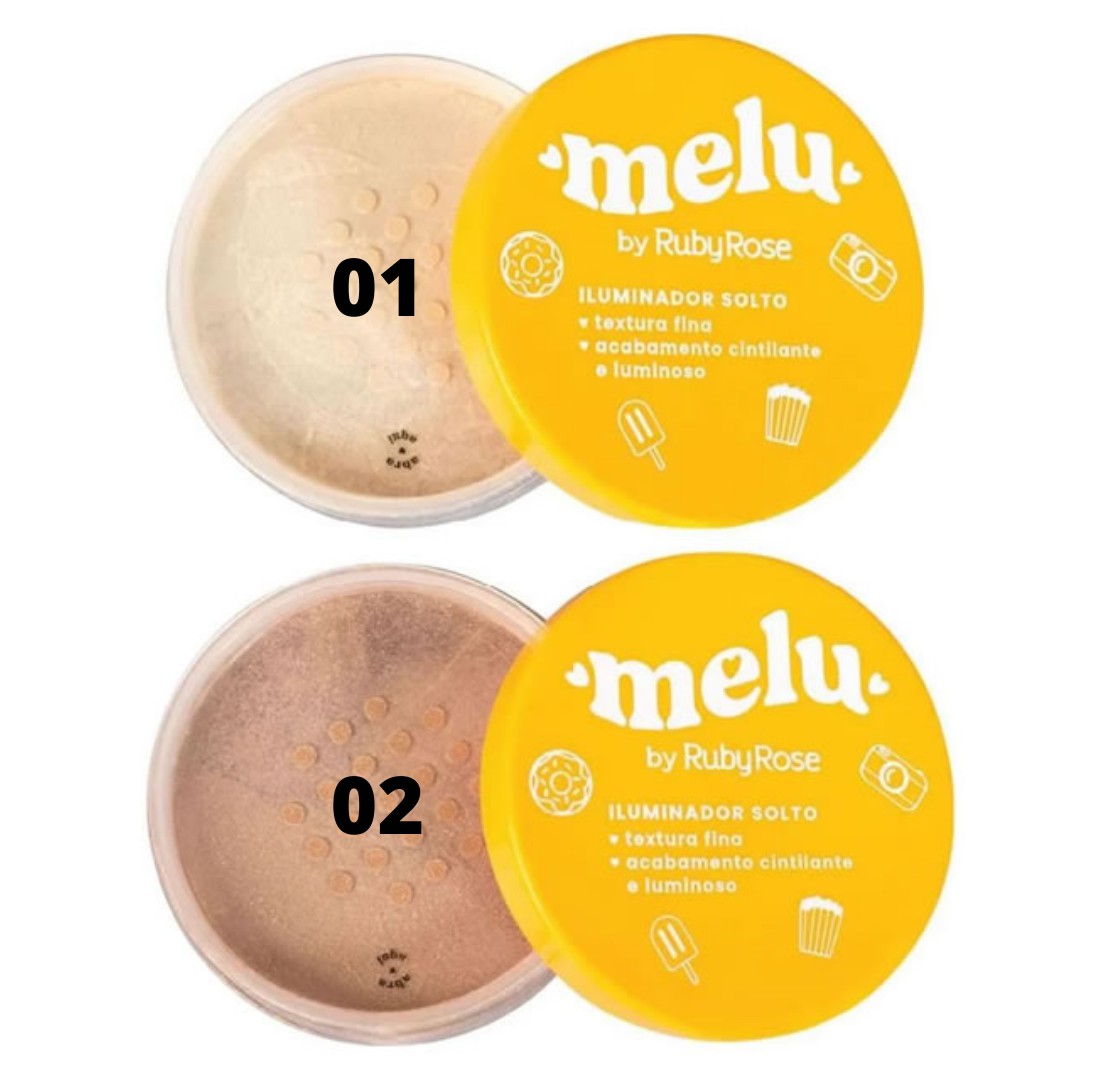 Iluminador Solto Melu - Ruby Rose - Luxx Make Up