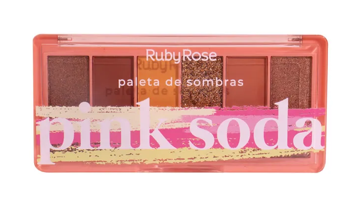 Paleta de Sombras Pink Soda - Ruby Rose - Luxx Make Up